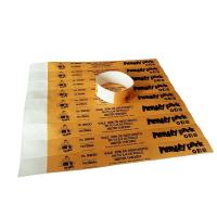 China Custom Tyvek Paper Wristbands One Color Printing 250x25mm for Events Parties Festivals for sale