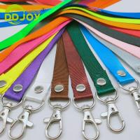 China Customed Heated Transfer Keychain Neck Strap Polyester Lanyards for Keys 900*15*0.65mm for sale