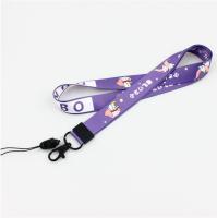 China Custom Logo Polyester Lanyards 90cm x 1.5cm with Heat Transfer Steel Bead for sale