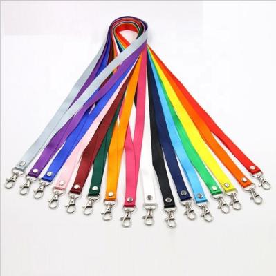 China Custom Polyester Sublimation Lanyard Keychain 2.5cm Width 90cm Length with Custom Logo for sale