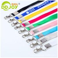 China Custom Polyester Sublimation Lanyard Keychain 2.5cm Width 90cm Length with Custom Logo for sale