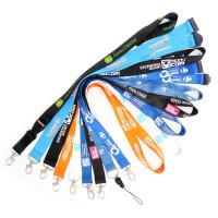 China Custom Exhibition Lanyard with Dye Sublimation Printing and Personalized Keychain for sale