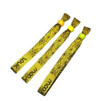 China Children's RFID CHIP CUSTOM Plastic Button Wristbands for Festival Security Check for sale