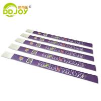 China Custom Tyvek Paper Wristbands 250x25mm Waterproof for Events Parties for sale