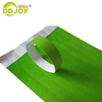 China Custom Tyvek Paper Wristbands 250x25mm Waterproof for Events Parties for sale