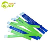 China Custom Tyvek Wristband 250x25mm for Festival Events with Monochrome or Color Printing for sale