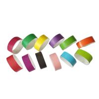 China Tyvek Wristbands 3/4 Inch 250x19mm Paper Bracelet for Event Entry Ticket Security for sale