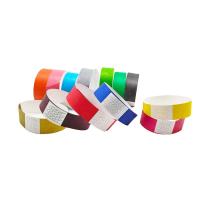 China Tyvek Wristbands 3/4 Inch 250x19mm Paper Bracelet for Event Entry Ticket Security for sale