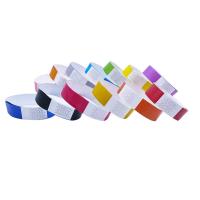 China Tyvek Wristbands 3/4 Inch 250x19mm Paper Bracelet for Event Entry Ticket Security for sale