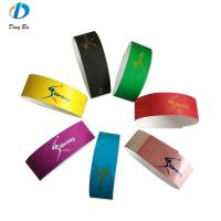 China Custom Tyvek Paper Wristbands 250mm Waterproof Disposable for Events Party for sale