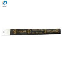 China Custom Tyvek Paper Wristbands 250mm Waterproof Disposable for Events Party for sale