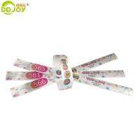 China Custom Printed Tyvek Wristband 250x19mm Waterproof Event Party Wristband TYK1056D for sale