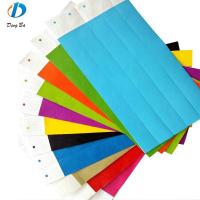 China Custom Tyvek Wristband 250x19mm for Events Festival Gifts Durable Paper Band for sale
