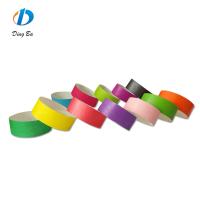China Custom Tyvek Wristband 250x19mm for Events Festival Gifts Durable Paper Band for sale