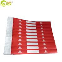 China Printing As Request Target End User Adjustable Tyvek Paper Wristband with Serial Number for sale