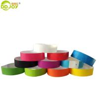 China Tyvek Wristbands for Events 250x19mm Waterproof Festival Paper Bracelets for sale