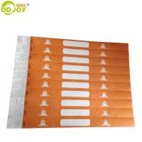 China Tyvek Wristbands for Events 250x19mm Waterproof Festival Paper Bracelets for sale