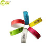 China Tyvek Wristbands for Events 250x19mm Waterproof Festival Paper Bracelets for sale