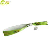 China Custom Sublimated Satin Ribbon Wristbands 350x15mm for Festival Promotional Gifts for sale