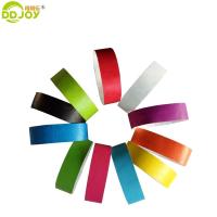 China Tyvek Paper Wristbands 250x19mm Waterproof Event Bracelets for Festivals Customizable for sale