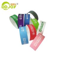 China DDJOY Custom Tyvek Wristbands 3/4 Inch Unisex Party Accessory Durable Event Band for sale
