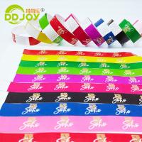 China Custom Tyvek Wristbands 250x25mm One Color Printing for Events Parties for sale