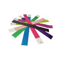 China Custom Tyvek Wristband 250x25mm with Varnishing Finish and Label Printing for Events for sale