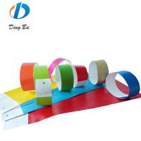 China Plain Tyvek Wristbands 3/4 Inch 250x19mm Waterproof No Logo Paper Bracelets for Events for sale