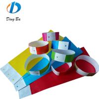 China Plain Tyvek Wristbands 3/4 Inch 250x19mm Waterproof No Logo Paper Bracelets for Events for sale