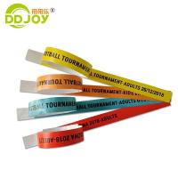 China Custom Tyvek Disposable Wristbands 250x25mm 1 Inch for Events with Logo Printing for sale