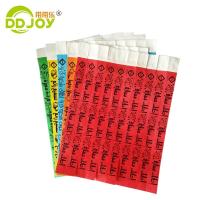 China Tyvek Paper Identification Wristbands 250x25mm Waterproof Tear-Resistant for Events for sale