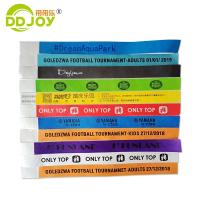 China Custom Tyvek Wristband 250x25mm Waterproof Event Bracelet for Parties and Festivals for sale