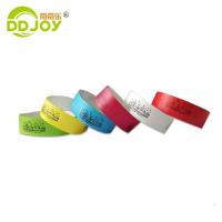 China Custom Tyvek Wristband 250x25mm Waterproof Event Bracelet for Parties and Festivals for sale