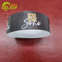 China Custom Tyvek Paper Wristband 250x25mm Waterproof Event ID Bracelet for Events for sale