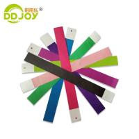 China Custom Red Tyvek Paper Wristbands 1 Inch 250x25mm for Events with Logo Printing for sale