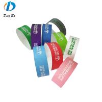 China Custom Tyvek Wristbands 250x25mm for Events Festivals Park Club Party Durable for sale