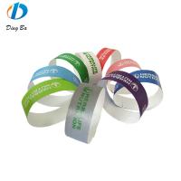 China Custom Tyvek Wristbands 250x25mm for Events Festivals Park Club Party Durable for sale