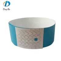 China Custom Logo Tear Resistant Tyvek Wristband 25mm x 250mm for Events Parks 15 Colors for sale