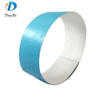 China Custom Logo Tear Resistant Tyvek Wristband 25mm x 250mm for Events Parks 15 Colors for sale