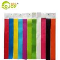 China Custom Tyvek Paper Wristband 250x25mm for Events Durable Waterproof Wristbands for sale