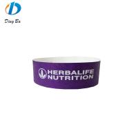 China Wholesale Waterproof Disposable Tyvek Paper Event Wristbands 250x25mm 15 Colors for sale
