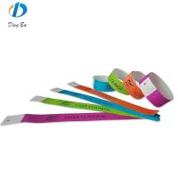 China Custom Tyvek Paper Wristbands for Events Festivals Waterproof 19mm x 250mm for sale