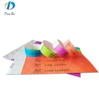 China Custom Tyvek Paper Wristbands for Events Festivals Waterproof 19mm x 250mm for sale