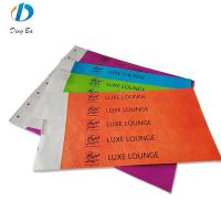 China Custom Tyvek Paper Wristbands for Events Festivals Waterproof 19mm x 250mm for sale