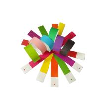 China Custom Tyvek Paper Wristband 250x25mm Waterproof for Events Indoor Christmas Decoration for sale