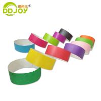 China Durable Purple Tyvek Wristbands for Events 250x25mm One Time Use for sale