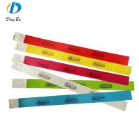 China Custom Letters Theme Tyvek Paper Wrist Band for Event Security and Identification for sale
