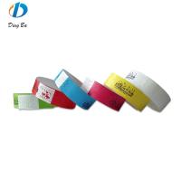 China Custom Letters Theme Tyvek Paper Wrist Band for Event Security and Identification for sale