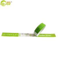 China Custom Tyvek Paper Wrist Bands 250x19mm 250x25mm Digital Printing for Event Party Supplies for sale