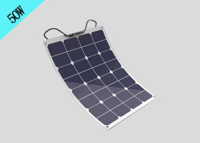 China 50W 18V Sunpower Solar Panels PET Surface PET Lamination For Outdoor Charger for sale